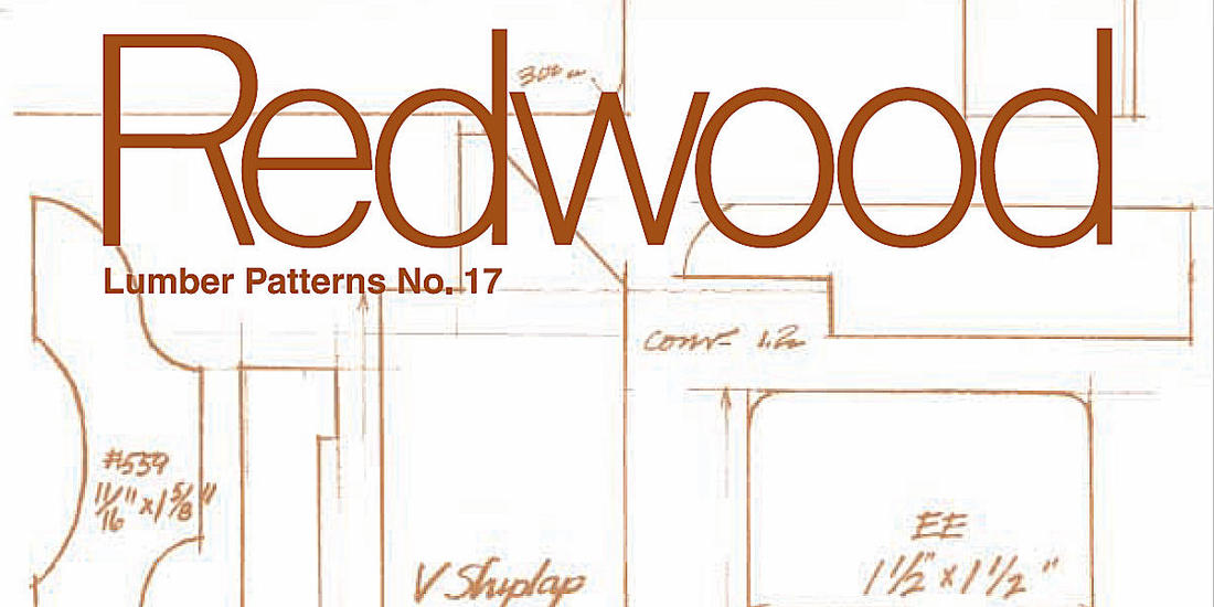 Redwood Siding Patterns | CRA Redwood Siding Pattern Diagrams