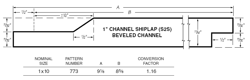 Redwood Siding Patterns | CRA Redwood Siding Pattern Diagrams